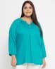 Buy Turquoise Tops for Women by VINAAN Online | Ajio.com