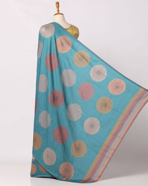 Buy Pink Sarees for Women by VARJA Online | Ajio.com