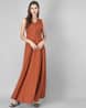 Buy Rust Orange Dresses for Women by RUDRAAKSHA Online | Ajio.com