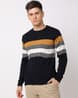 Buy Navy Blue Sweaters & Cardigans for Men by NETPLAY Online | Ajio.com