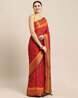 Buy Red Sarees for Women by GRIVA DESIGNER Online | Ajio.com