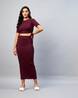 Buy Wine Suit Sets for Women by Delan Online | Ajio.com