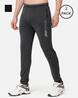 Buy Black & Grey Track Pants for Men by Bullmer Online | Ajio.com