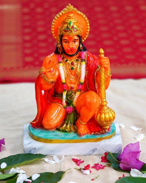 Lord Hanuman God Bajrangbali Mahavir In Ashirvad Mudra, 57% OFF