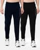 Buy Navy & Black Track Pants for Men by Bullmer Online | Ajio.com