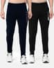 Buy Navy & Black Track Pants for Men by Bullmer Online | Ajio.com