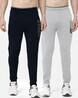 Buy Navy & Grey Track Pants for Men by Bullmer Online | Ajio.com