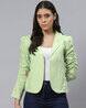 Buy Lime Green Jackets & Coats for Women by COTTINFAB Online | Ajio.com
