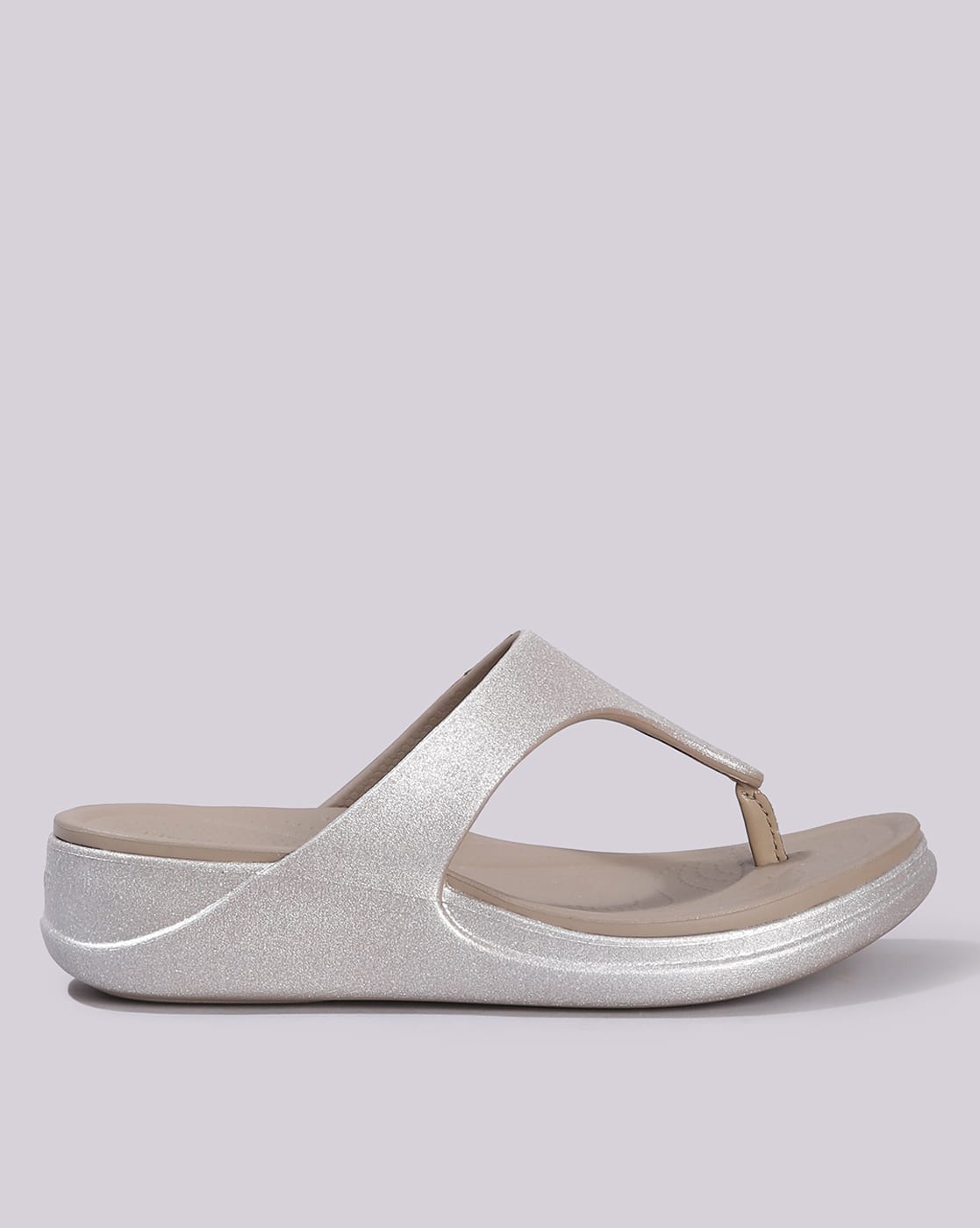Women Boca Pearl T Strap Flip Flops