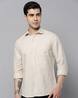 Buy Cream Shirts for Men by SHOWOFF Online | Ajio.com
