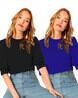 Buy Black & Blue Tops for Women by DREAM BEAUTY FASHION Online | Ajio.com