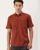 Buy Rust Shirts for Men by iVOC Online | Ajio.com