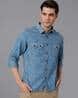 Buy Light Blue Shirts for Men by Prototype Online | Ajio.com