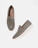 Buy GEOX U Venzone Leather Loafers | Grey Color Men | AJIO LUXE