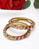 Buy Maroon Bracelets & Bangles for Women by Shining Diva Online | Ajio.com