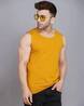 Buy Mustard Vests for Men by FIDATO Online | Ajio.com