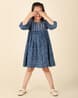 Buy Indigo Dresses & Frocks for Girls by Fabindia Online | Ajio.com