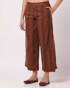 Buy Rust Brown Pants for Women by Svrnaa Online | Ajio.com