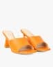 Buy Rust Orange Heeled Sandals for Women by Fyre Rose Online | Ajio.com