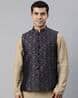 Buy Blue 3-Piece Ethnic Suit for Men by MANTHAN Online | Ajio.com