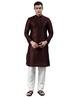 Buy Wine Purple Kurtas for Men by MANTHAN Online | Ajio.com
