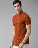 Buy Rust Shirts for Men by RISS Online | Ajio.com