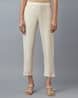 Buy Ecru Pants for Women by W Online | Ajio.com