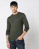 Buy Olive Green Sweaters & Cardigans for Men by NETPLAY Online | Ajio.com