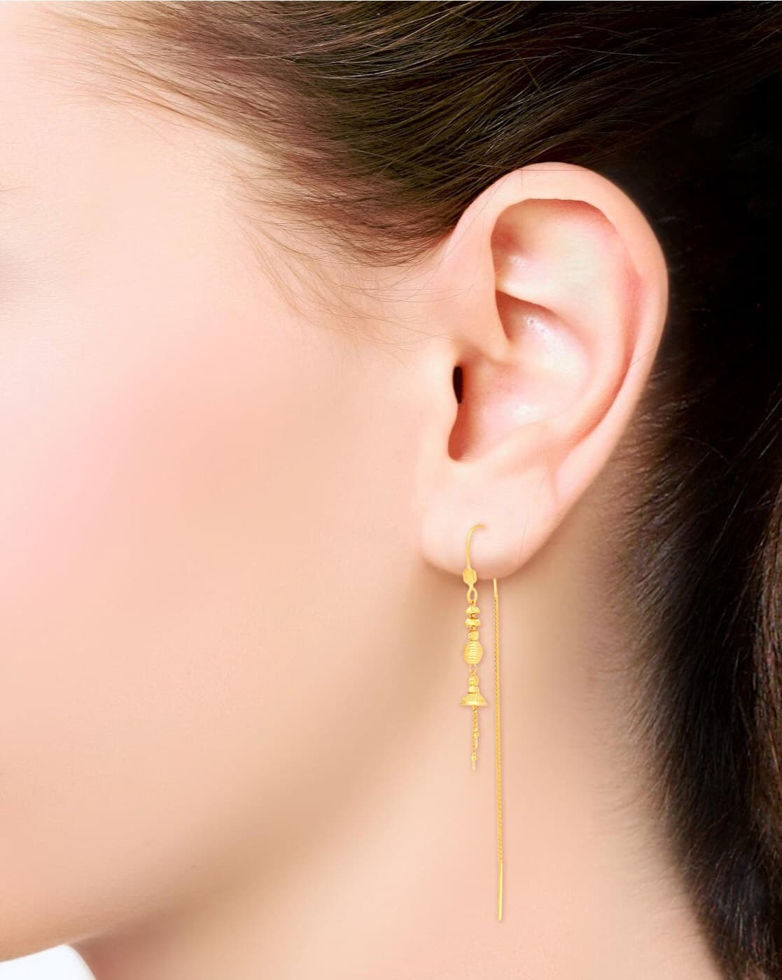 Malabar gold sui dhaga earrings store