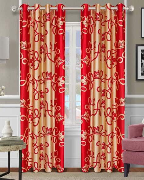 Red And Gold Curtains For Living Room | Baci Living Room