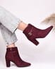 Buy Maroon Boots for Women by Steppings Online | Ajio.com