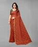 Buy Rust Sarees for Women by FABMORA Online | Ajio.com