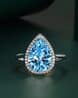 Buy Blue Rings for Women by Designs & You Online | Ajio.com
