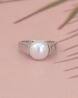 Buy Silver & White Rings for Women by Ornate Jewels Online | Ajio.com