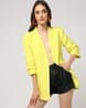 Buy Lemon Yellow Blazers & Waistcoats for Women by SAM Online | Ajio.com