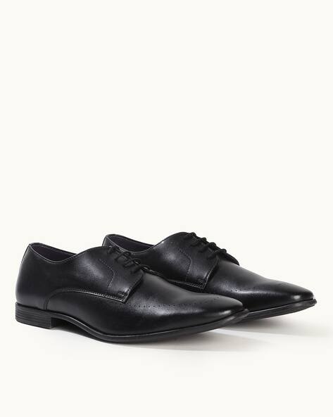 Buy Black Formal Shoes for Men by Altheory by AZORTE Online | Ajio.com
