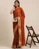 Buy Rust Orange Sarees for Women by KAMYA SAREES Online | Ajio.com