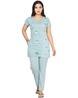 Buy Aqua Night&LoungeWearSets for Women by Clint Online | Ajio.com
