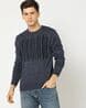 Buy Denim Blue Sweaters & Cardigans for Men by NETPLAY Online | Ajio.com