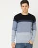 Buy Blue & Black Sweaters & Cardigans for Men by NETPLAY Online | Ajio.com