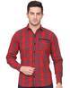 Buy Red Checks Shirts for Men by RECORRER Online | Ajio.com