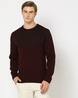 Buy Wine Sweaters & Cardigans for Men by NETPLAY Online | Ajio.com