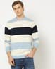 Buy Blue & White Sweatshirt & Hoodies for Men by NETPLAY Online | Ajio.com