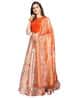 Buy Rose Gold Lehenga Choli Sets for Women by KAIZEN TEXO FAB Online ...