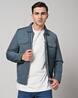 Buy Slate Blue Jackets & Coats for Men by Fort Collins Online | Ajio.com