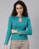Buy Turquoise Tops for Women by SHOWOFF Online | Ajio.com