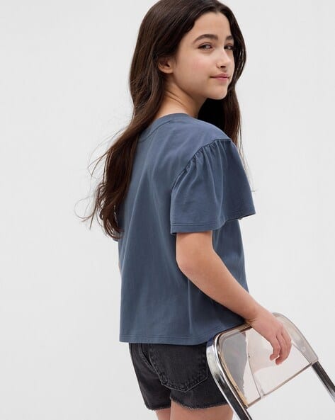 Buy Blue Tshirts for Girls by Gap Kids Online | Ajio.com