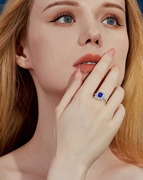 Buy Navy delicate Blue Rings