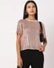 Buy Rose Gold Tops for Women by Fig Online | Ajio.com