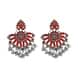 Buy Maroon Earrings for Women by JewelMaze Online | Ajio.com